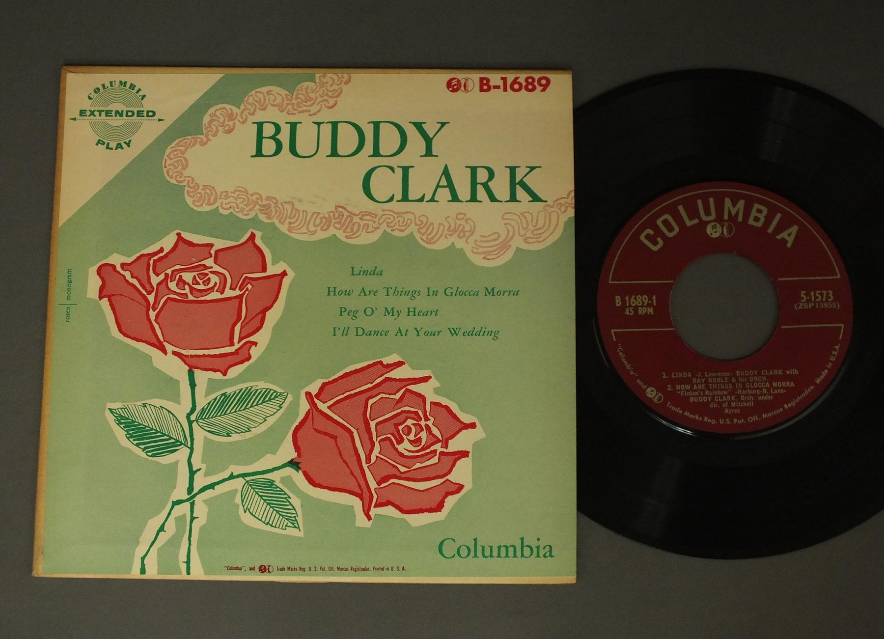 Buddy Clark vinyl, 326 LP records & CD found on CDandLP