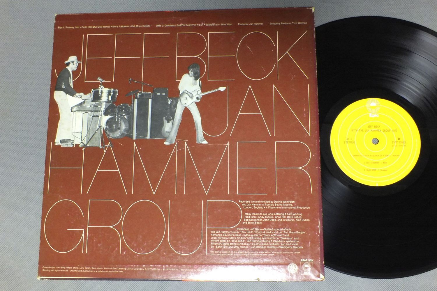 JEFF BECKジェフ・ベック/LIVE WIRE JEFF BECK WITH THE JAN HAMMER GROUP LIVEライヴ ...
