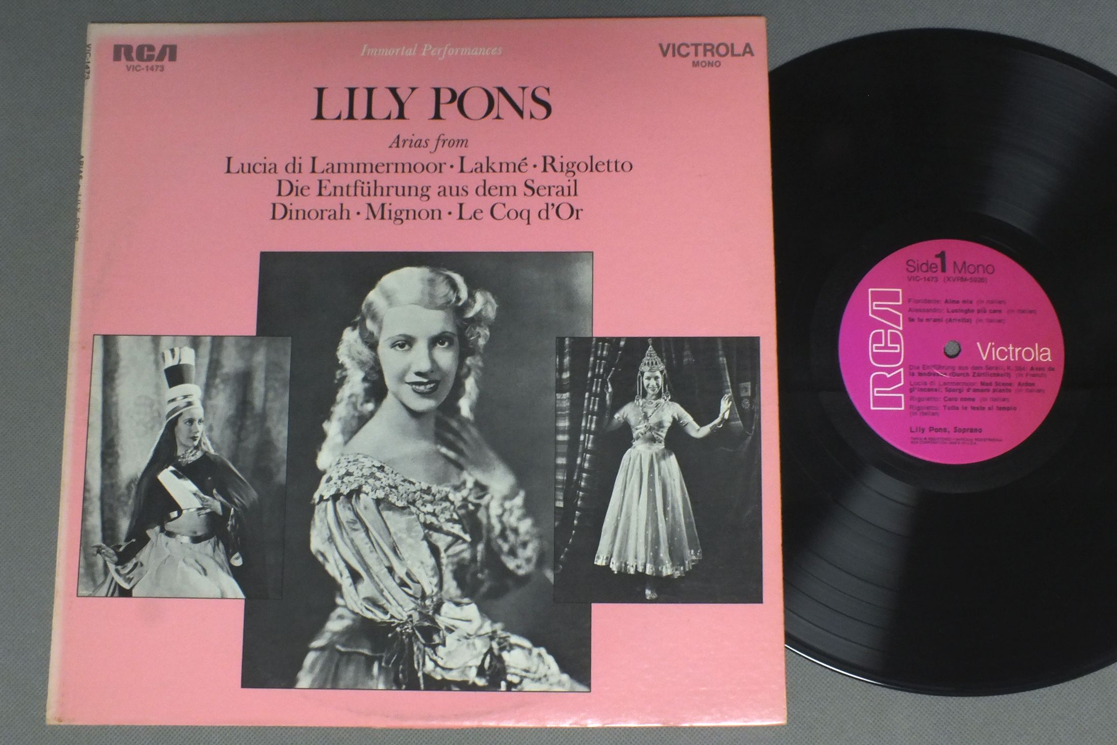 Lily Pons vinyl, 97 LP records & CD found on CDandLP