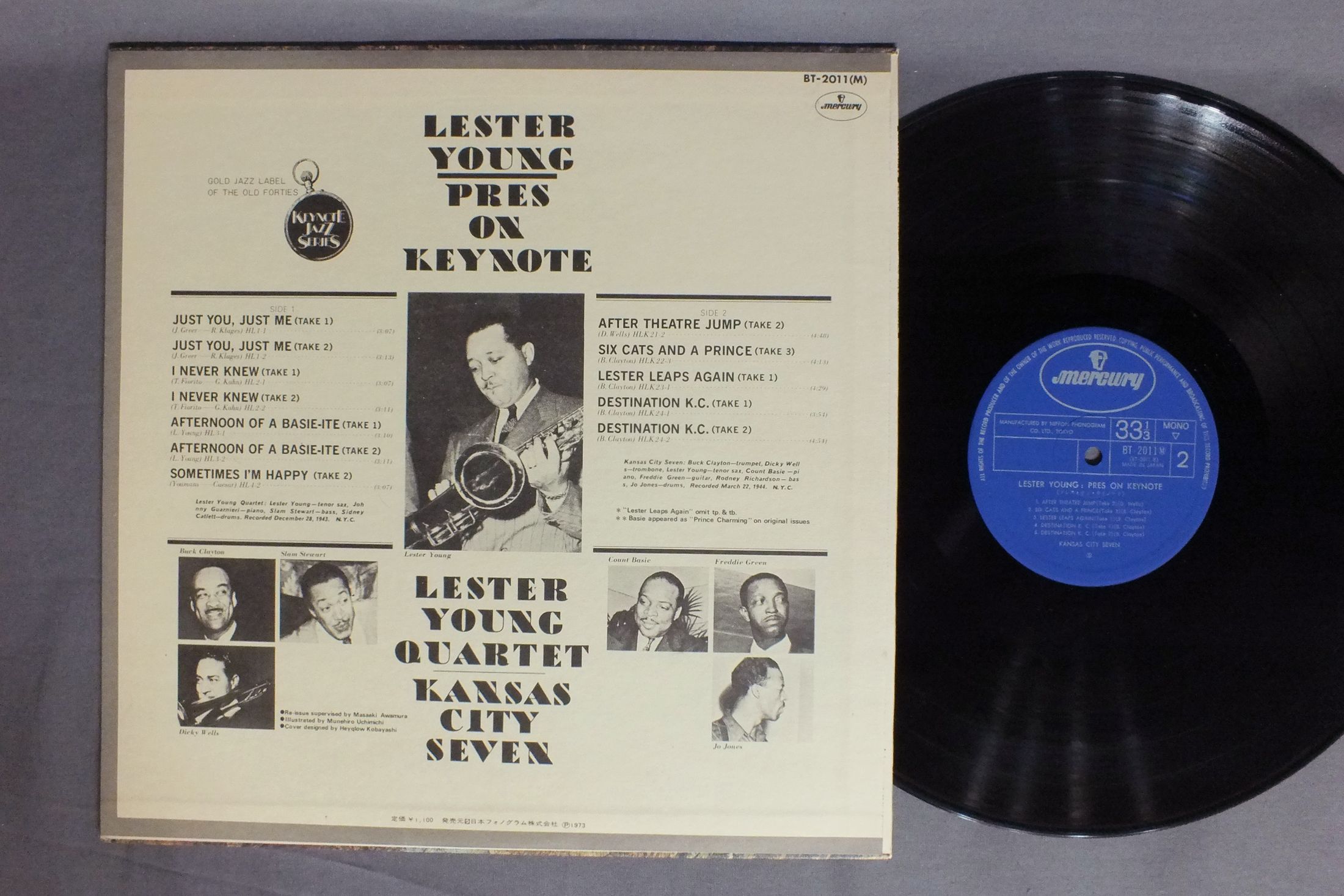 LESTER YOUNG QUARTET - KANSAS CITY SEVENレスターヤング・カルテット・カンザスシティセブン/LESTER ...